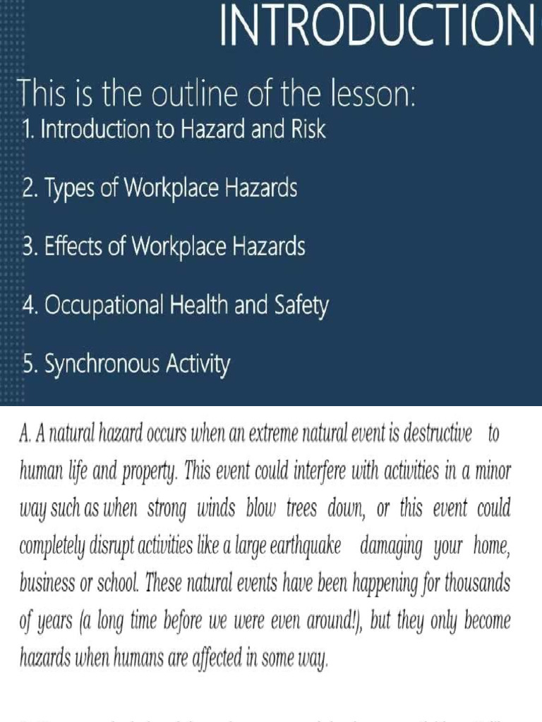 Hazards | PDF