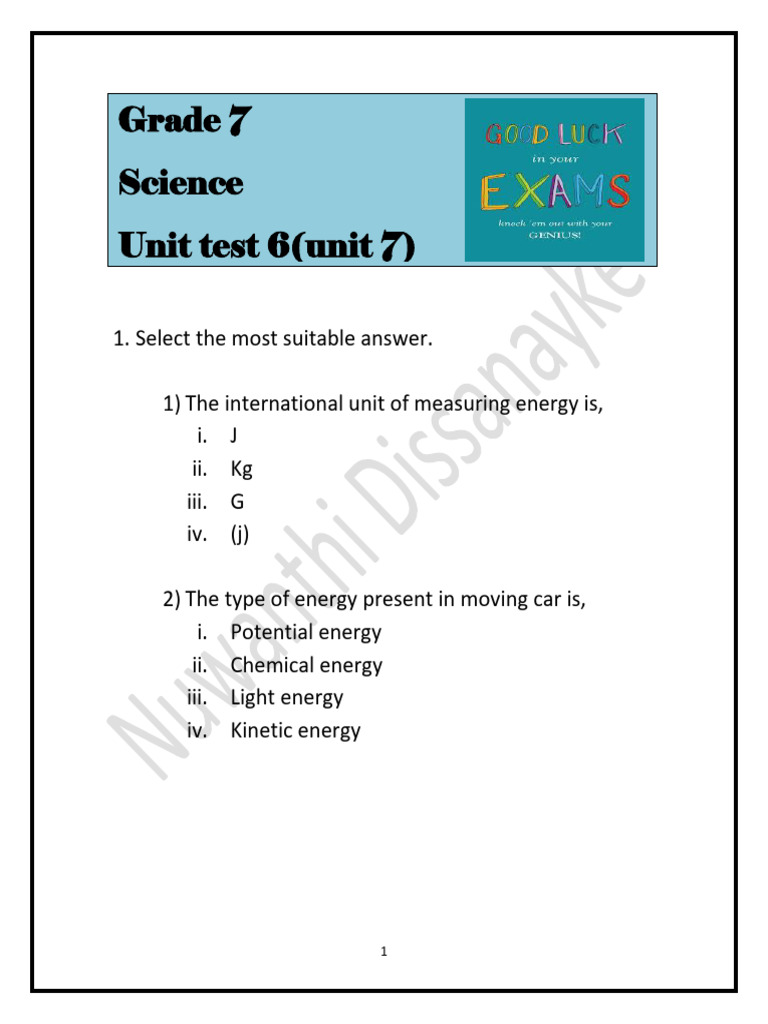 g7 Test Paper | PDF