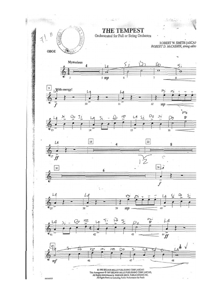 La Tempestad - Flauta 2 | PDF