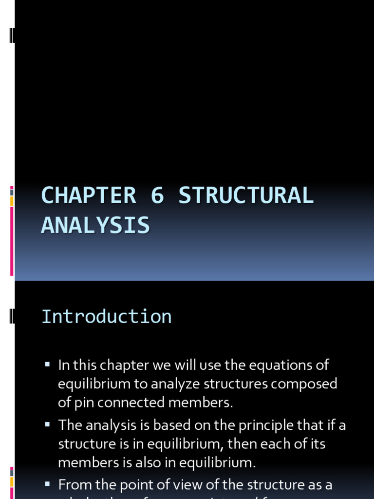 Chapter 6-Structural Analysis | PDF