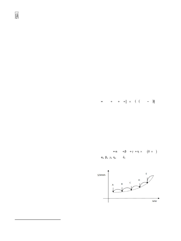 Economic/Emission Dispatch Problem With Valve-Point Effect | PDF