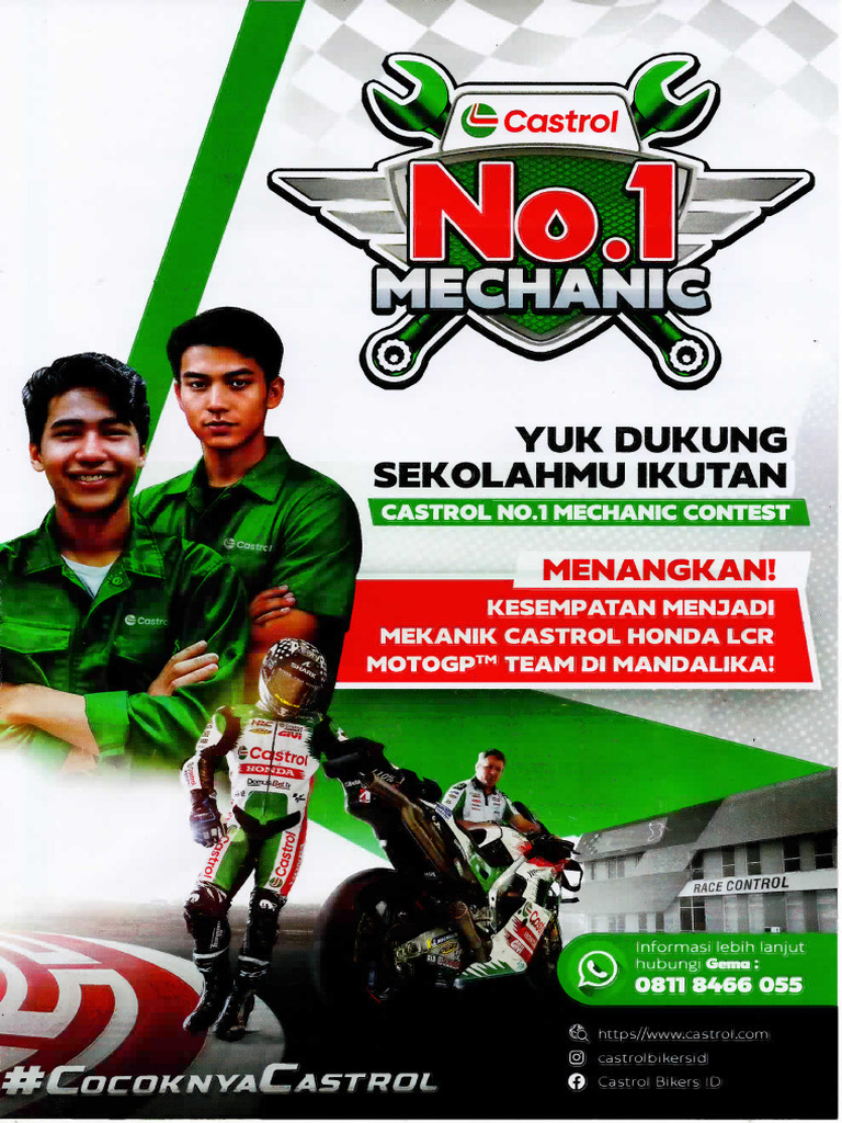 Lomba Mekanik Castrol | PDF