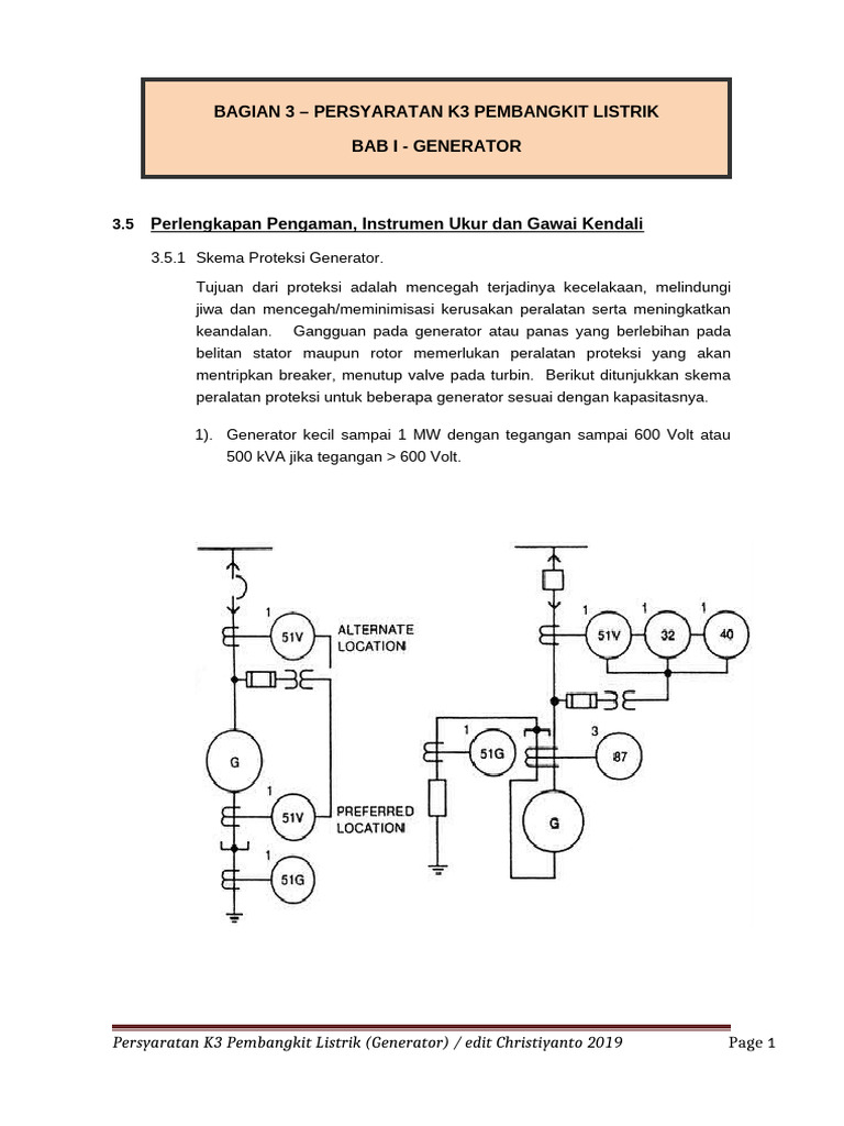 T3.1-Pemasangan Rele Proteksi PLTD (Liets) | PDF