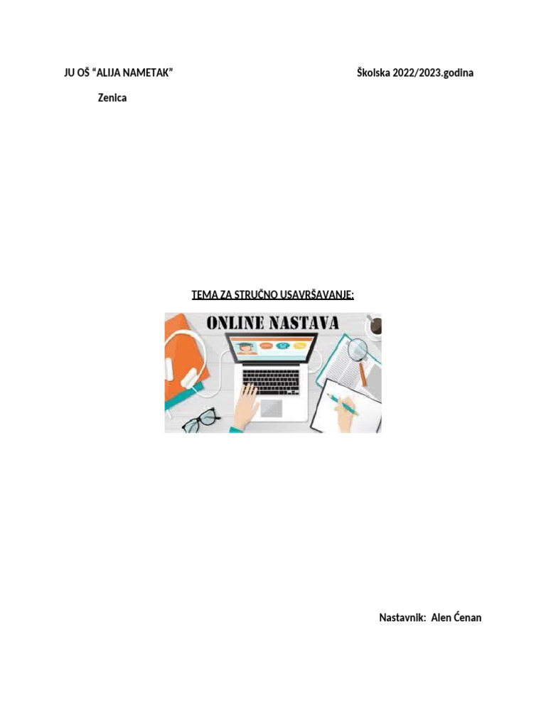 Online Nastava | PDF