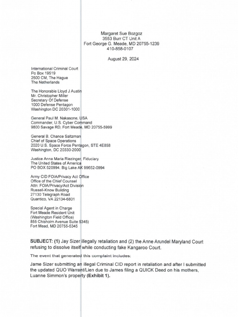 DOD Please Put The Following On The Record and I Need Backup Ref FOIA ...