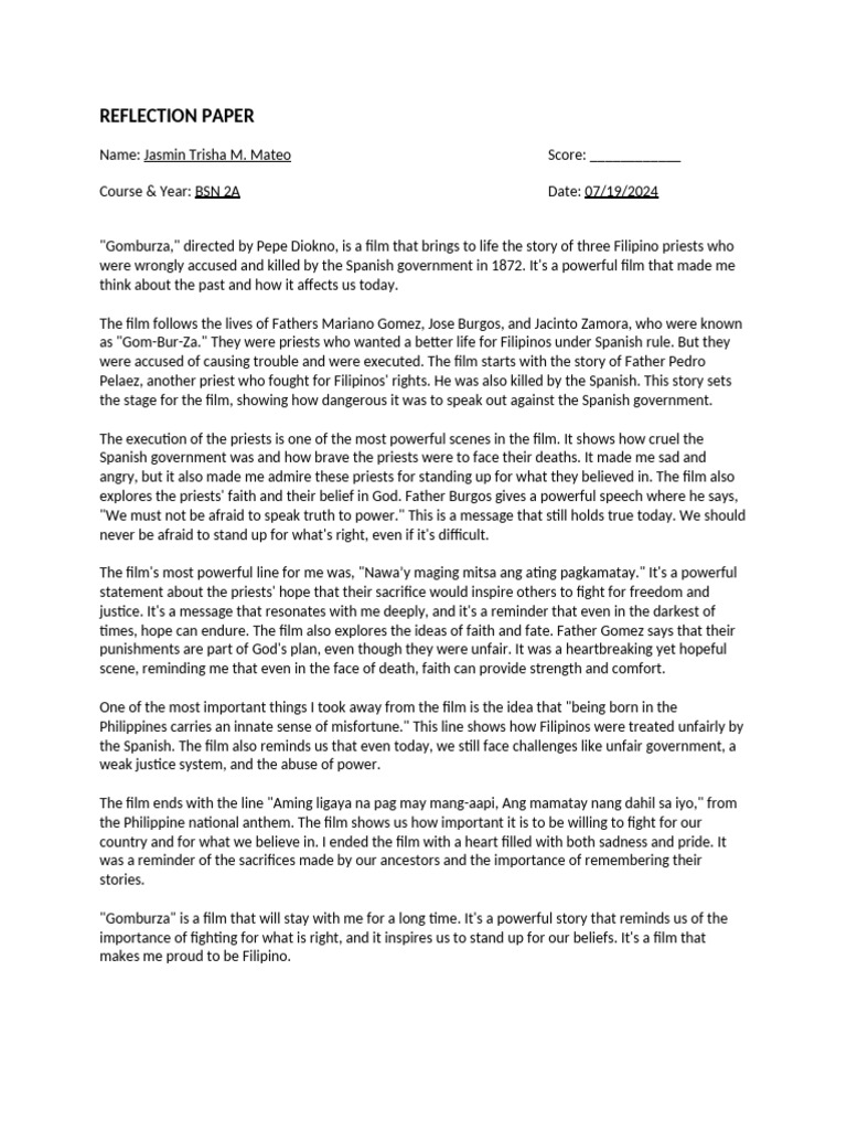 Reflection Paper | PDF