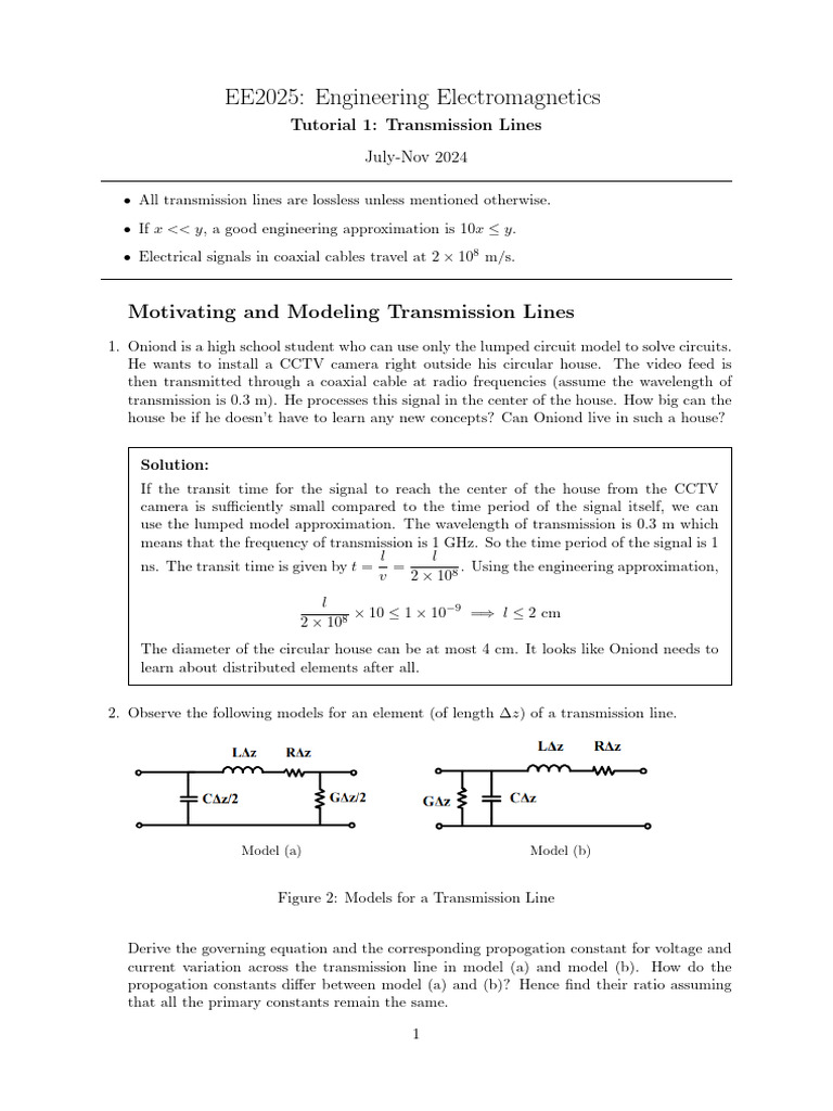 Tutorial 01 - Solutions | PDF Tutorial 01 - Solutions | PDF