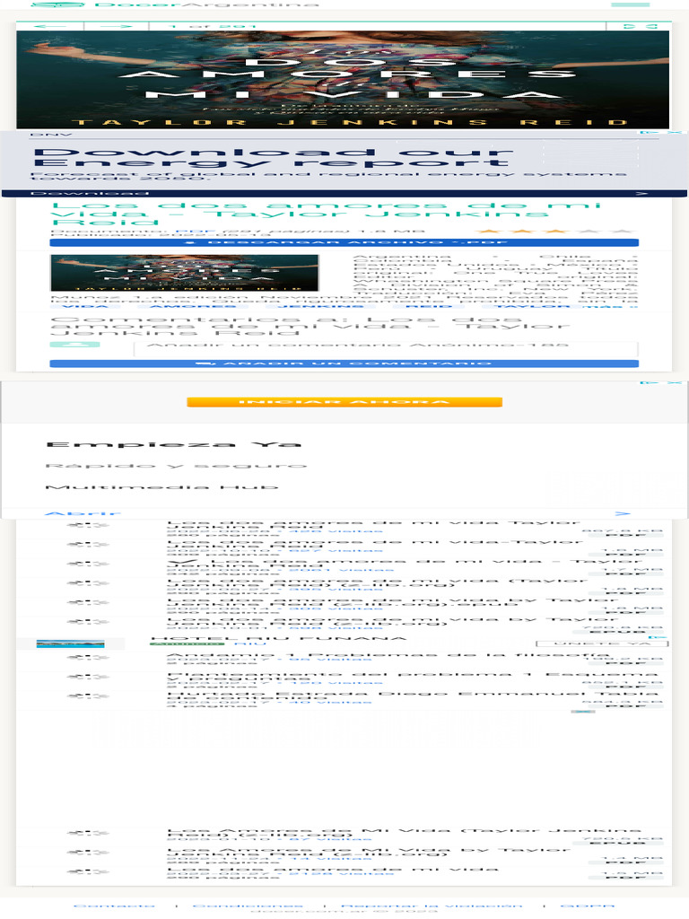 Los Dos Amores de Mi Vida - Taylor Jenkins Reid - PDF Docer - Com.ar | PDF