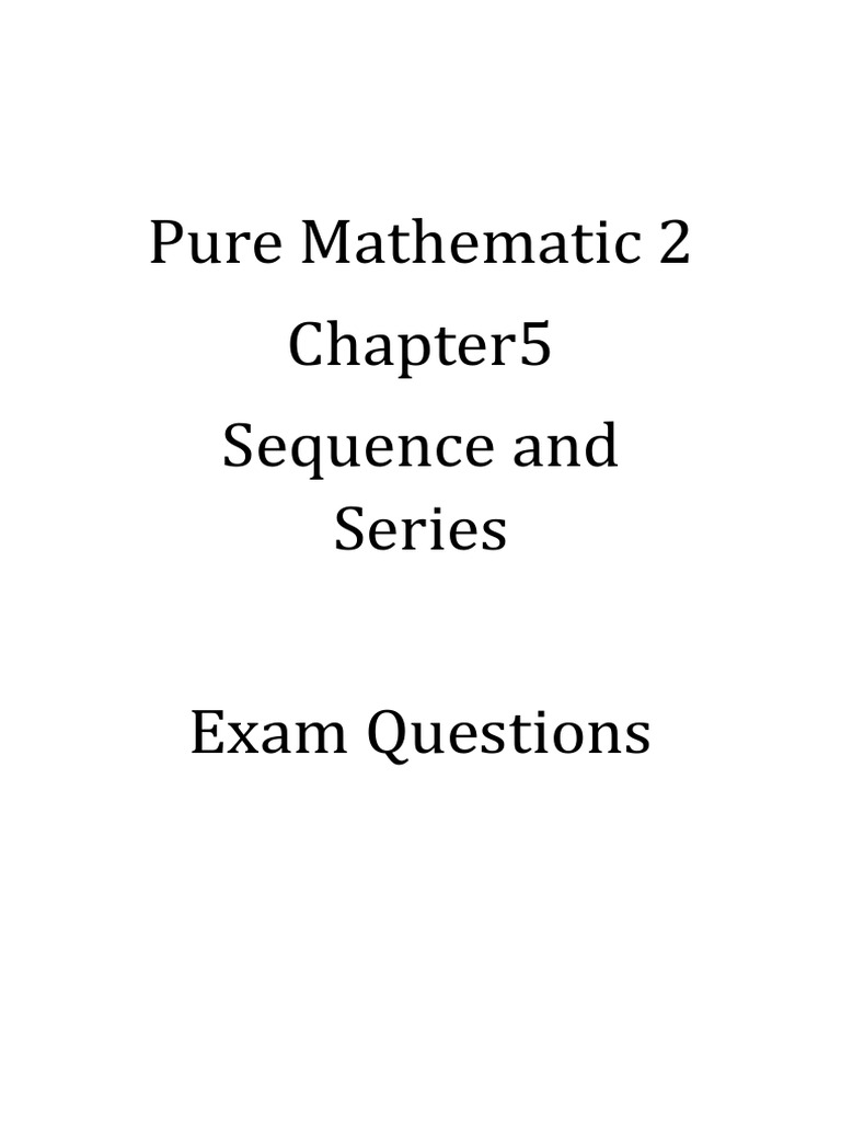 P2 Chapter5 Exam Questions | PDF