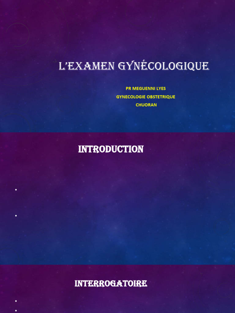 Examen Gyneco PDF | PDF