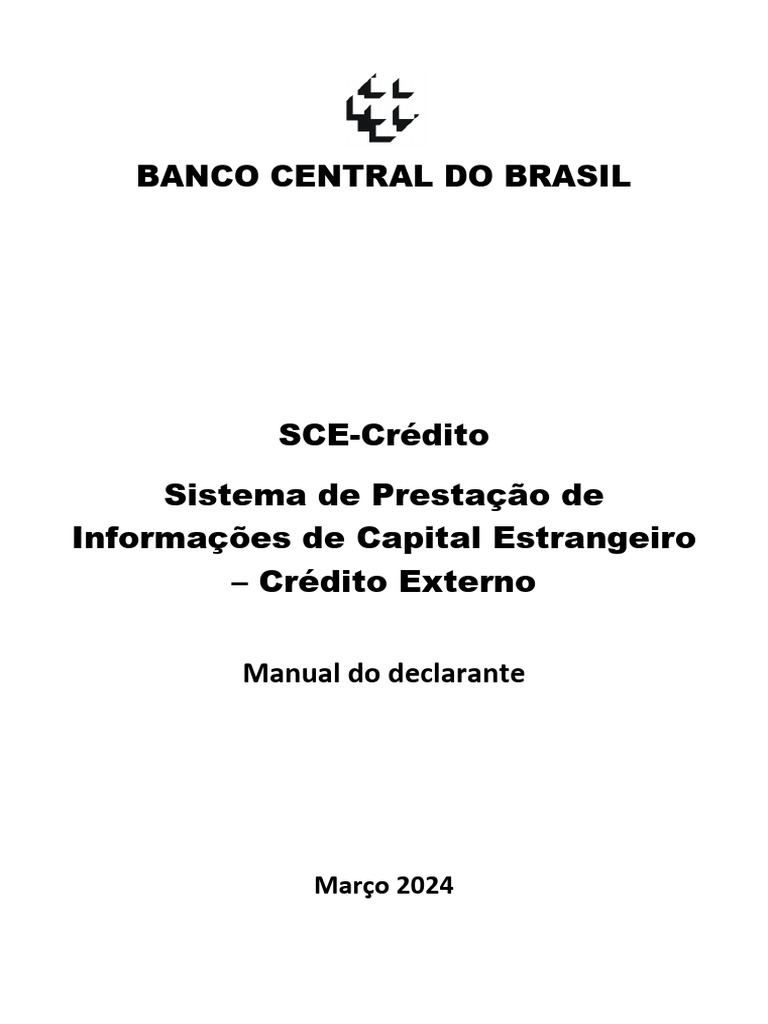 Manual SCE Credito | PDF