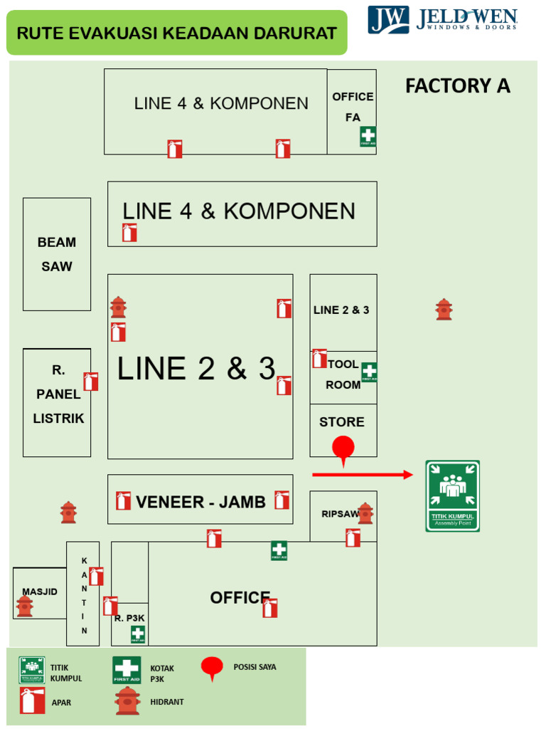 Denah Evakuasi All | PDF