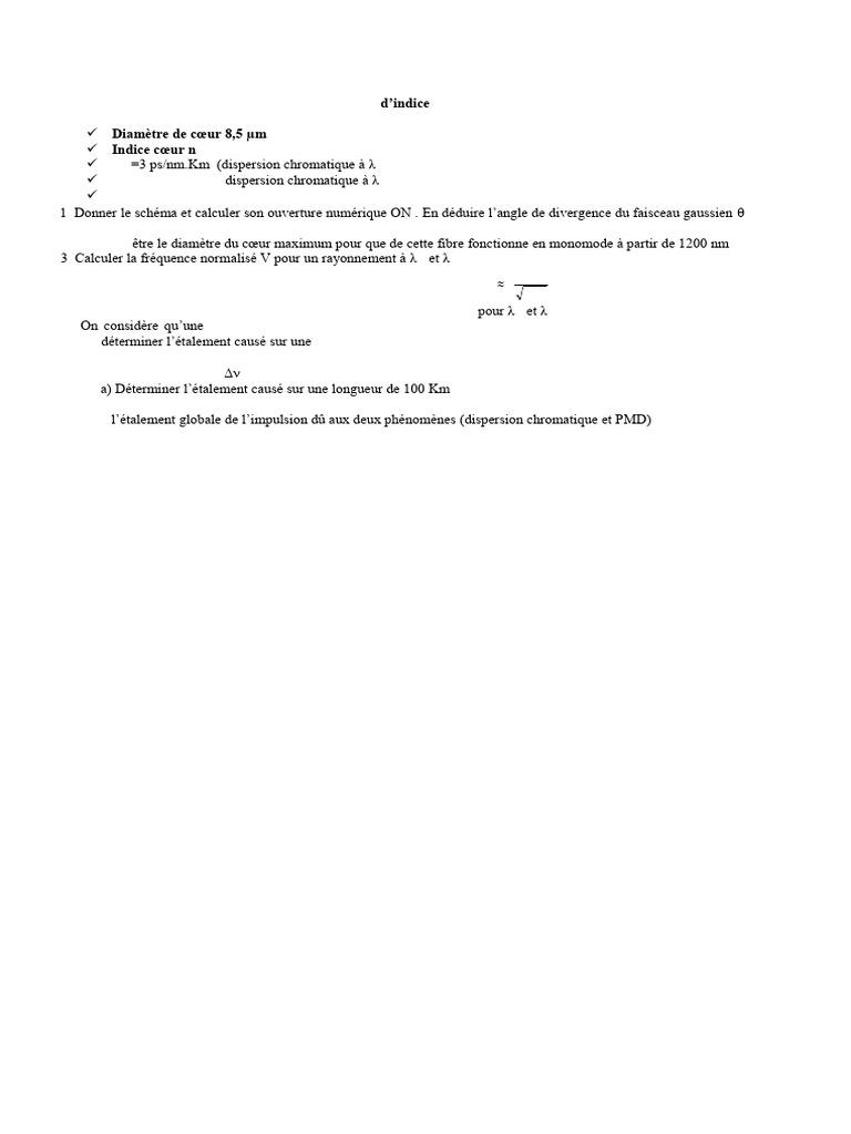 Enonce Exercice 7 TD 2 | PDF