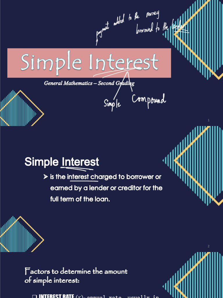 Simple Interest | PDF