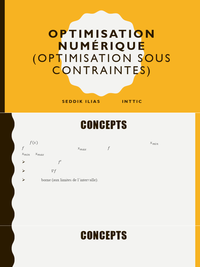 Optimisation Sous Contraintes | PDF