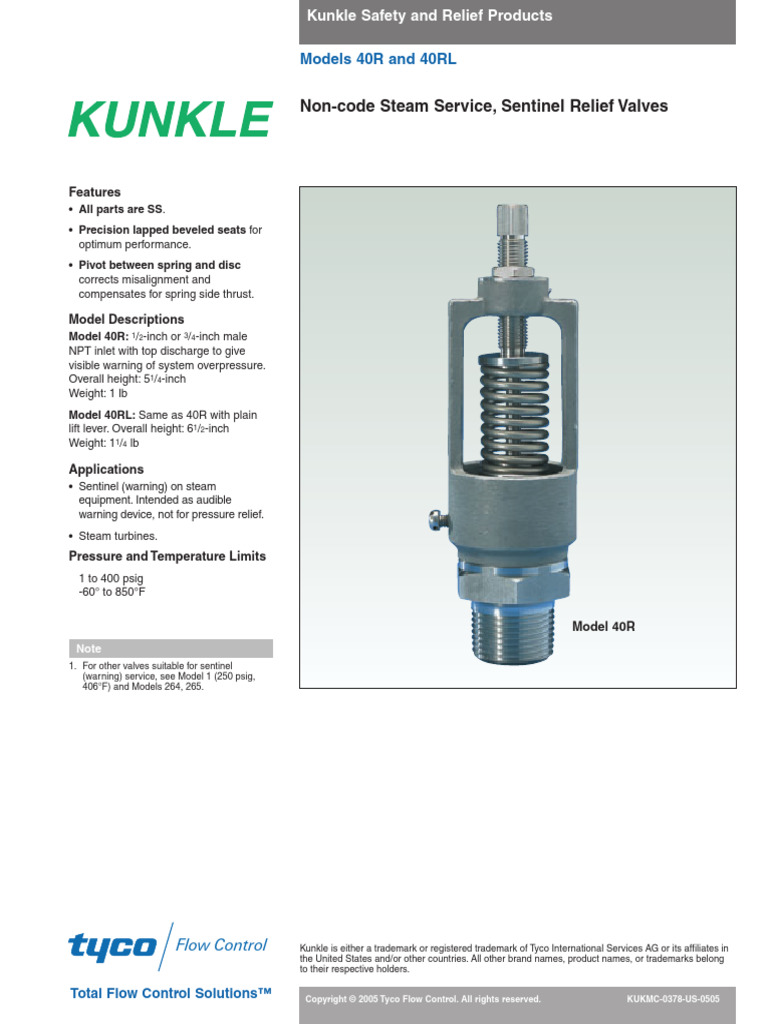 Serie 40R & 40RL | PDF