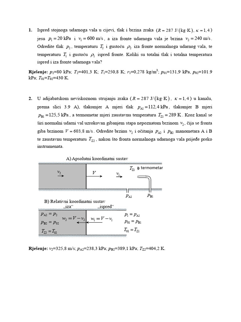 Zadaci Za Vjezbu Za 1 Kolokvij | PDF