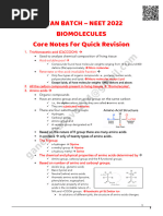 Biology Chapter 9 Biomolecules Class 11 Notes - FREE PDF Download | PDF ...