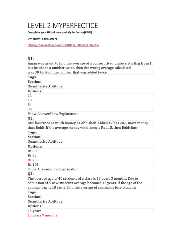 Level 2 Cognitive Game V5 | PDF