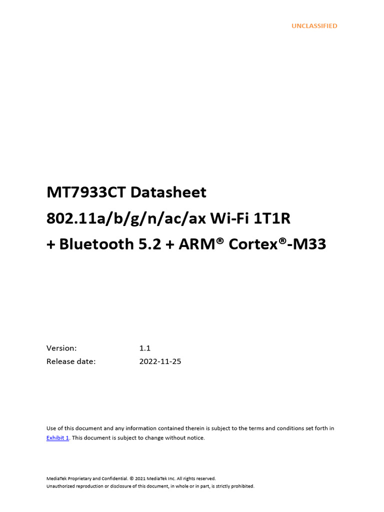 MT7933CT Datasheet | PDF