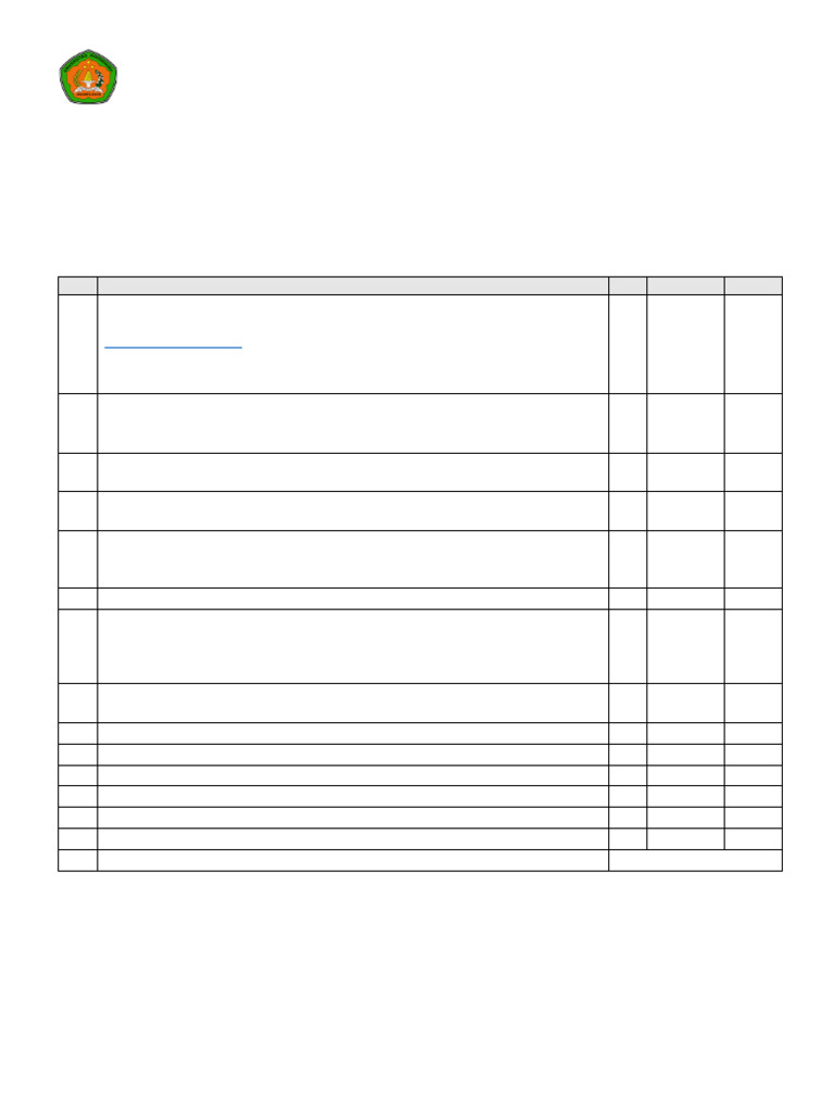Formulir Persyaratan Yudisium Pdf