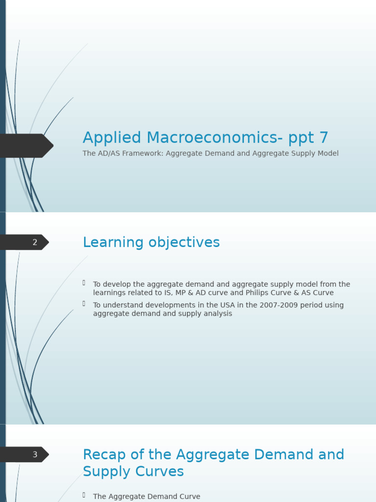 Applied Macroeconomics - ppt7 BpJud2zjS9 | PDF