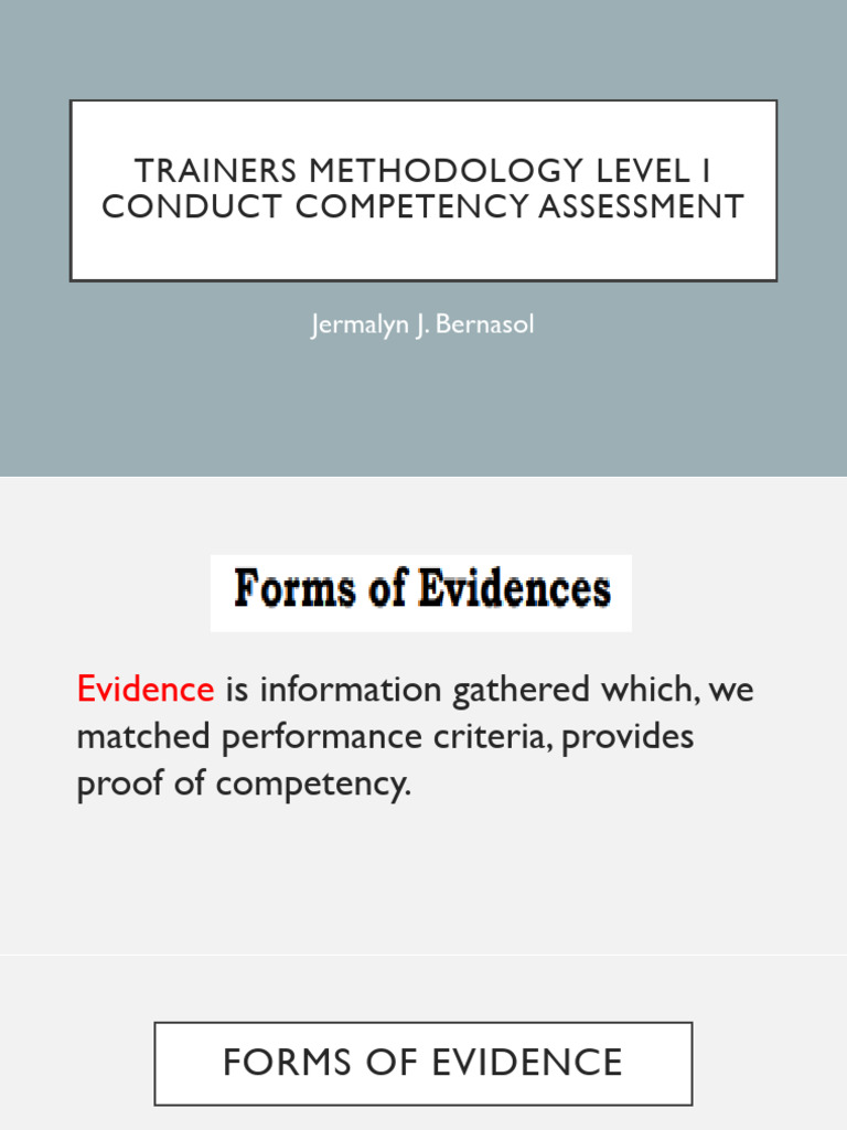 Trainers Methodology Level I | PDF