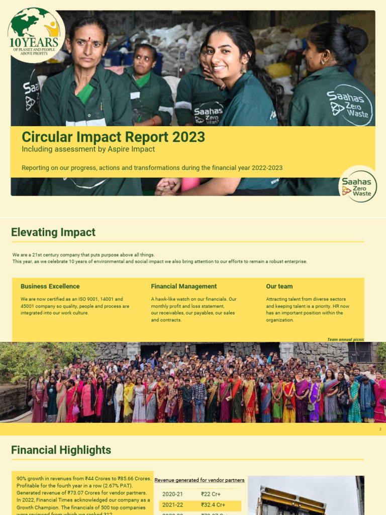Circular Impact Report 2023 | PDF