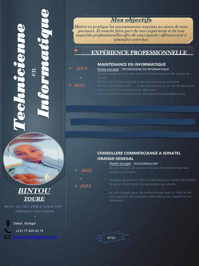 CV créatif BT | PDF