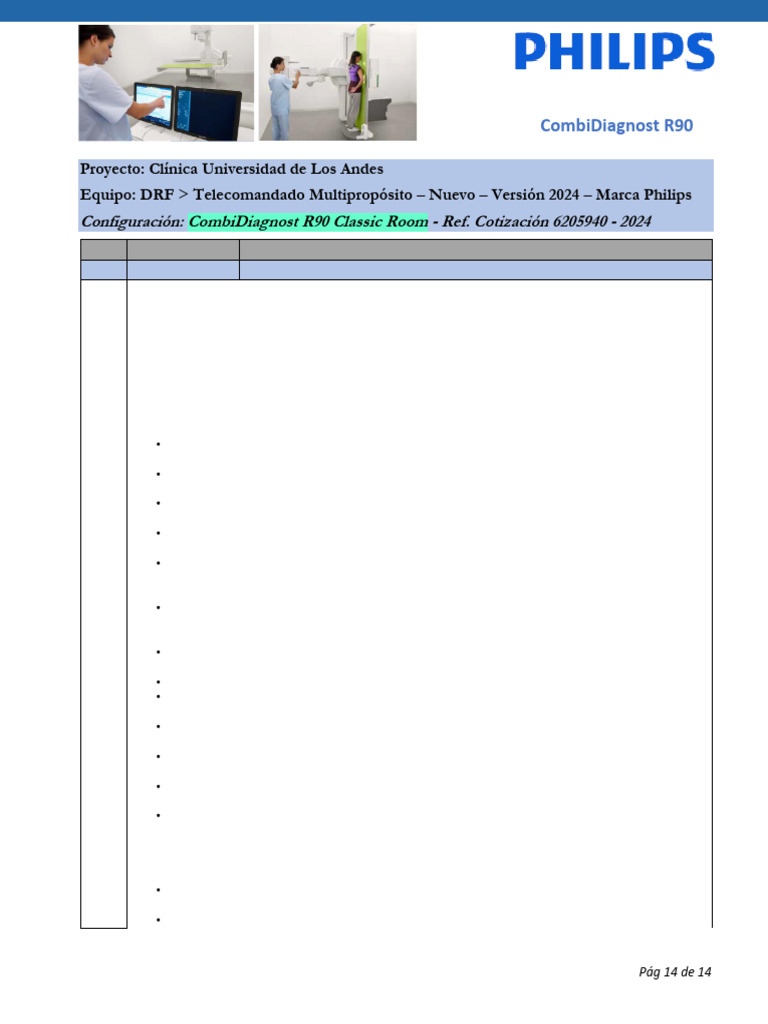 Descripcion - DRF - Telecomandado Multiproposito - CombiDiagnost R90 ...