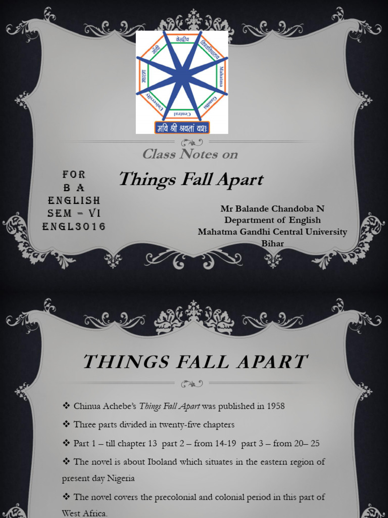 Things Fall Apart - Book in A | PDF