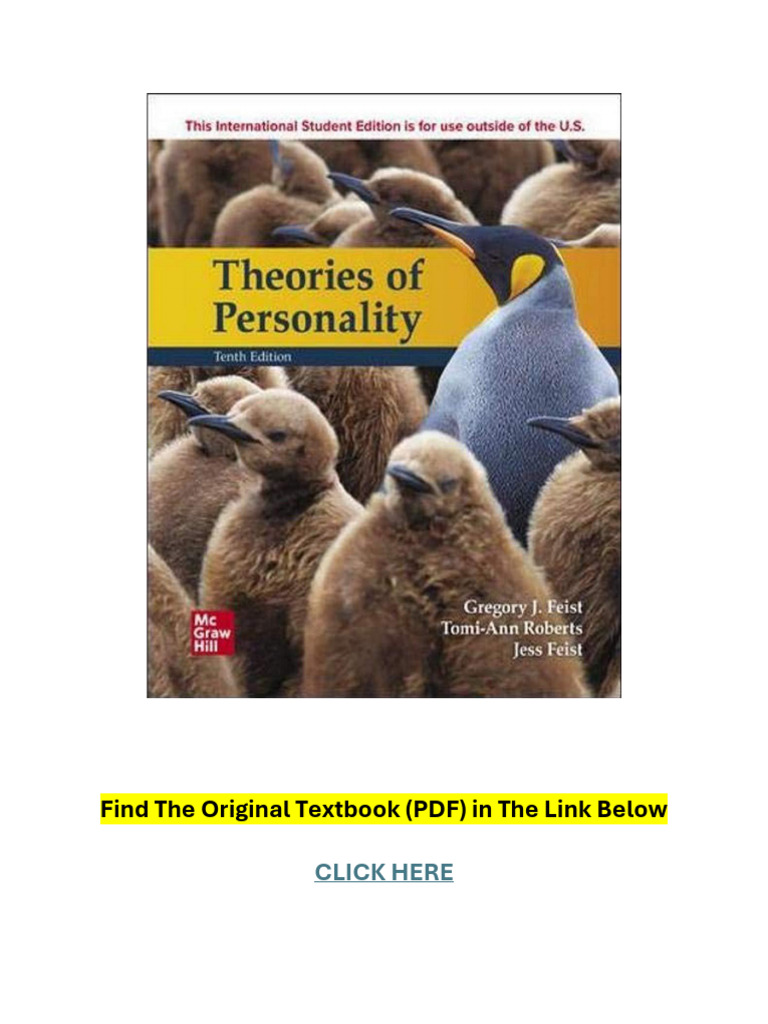 Theories of Personality 10th Edition PDF | PDF | Self Actualization | Science & Mathematics