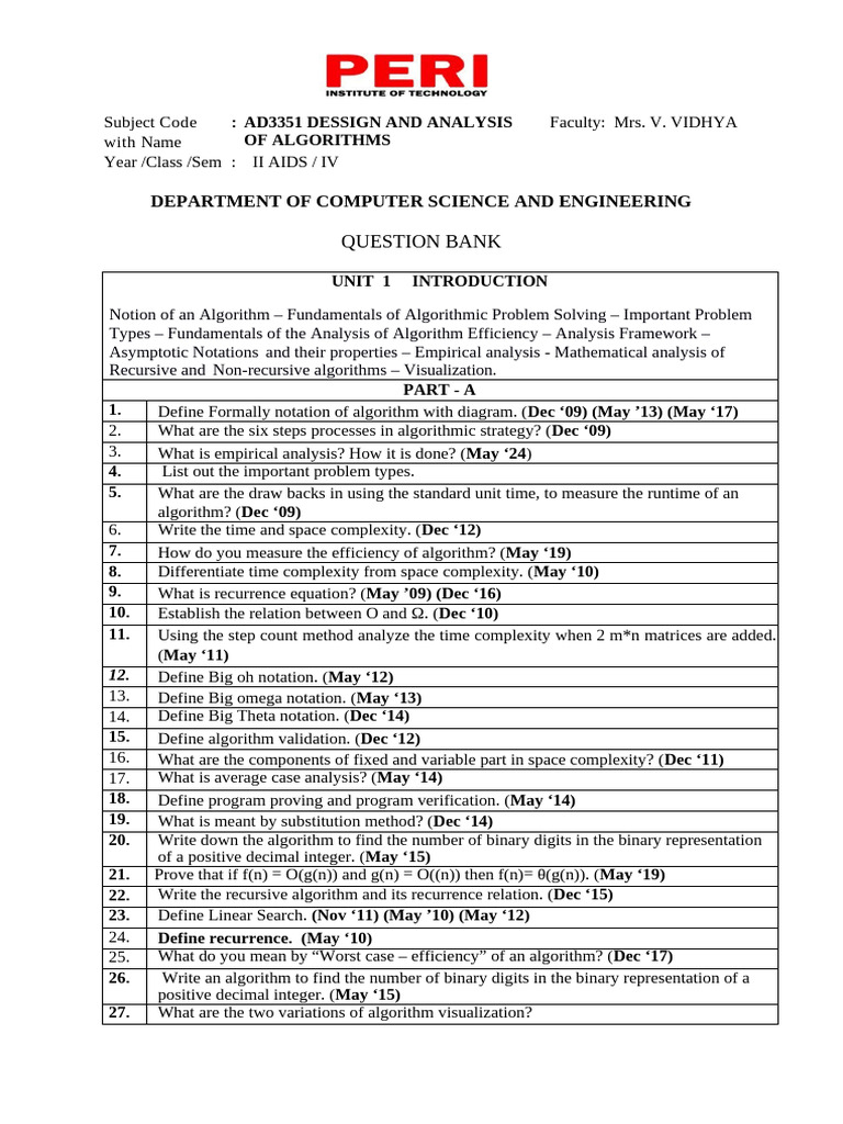 Ad3351 - Daa - QB | PDF
