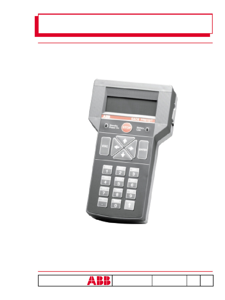 ABB SACE PR010 T Test Unit USer Manual | PDF