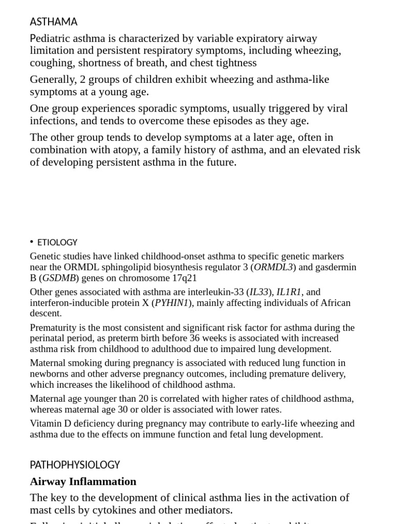 Asthama | PDF | Asthma | Self-Improvement