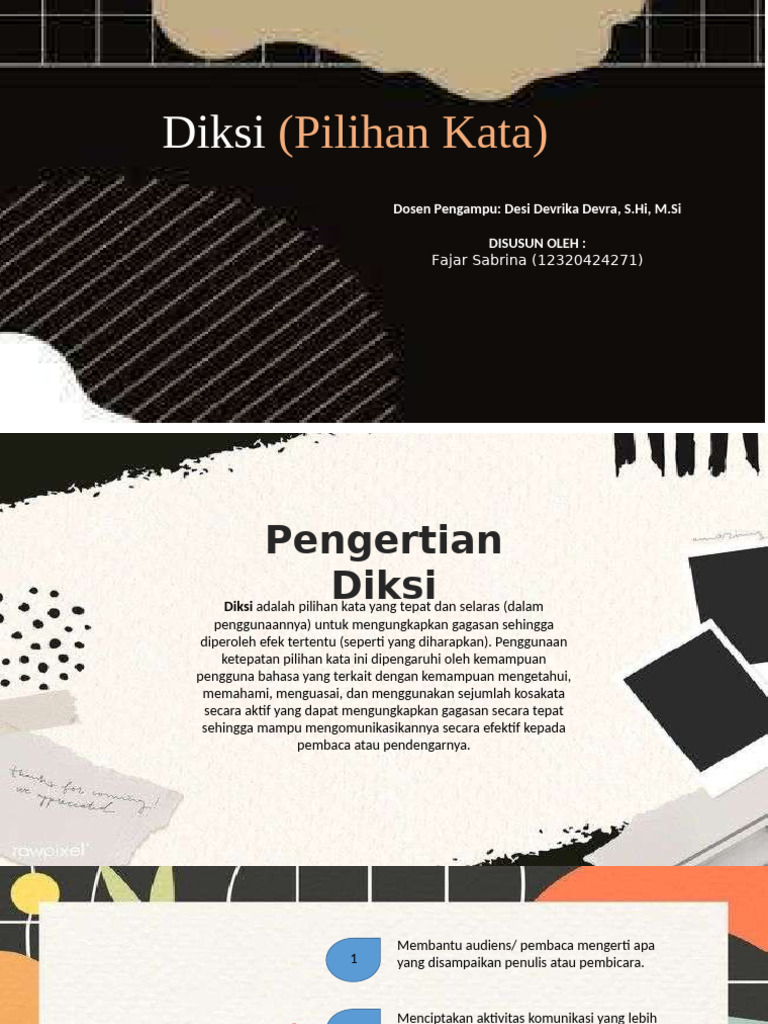 Diksi | PDF
