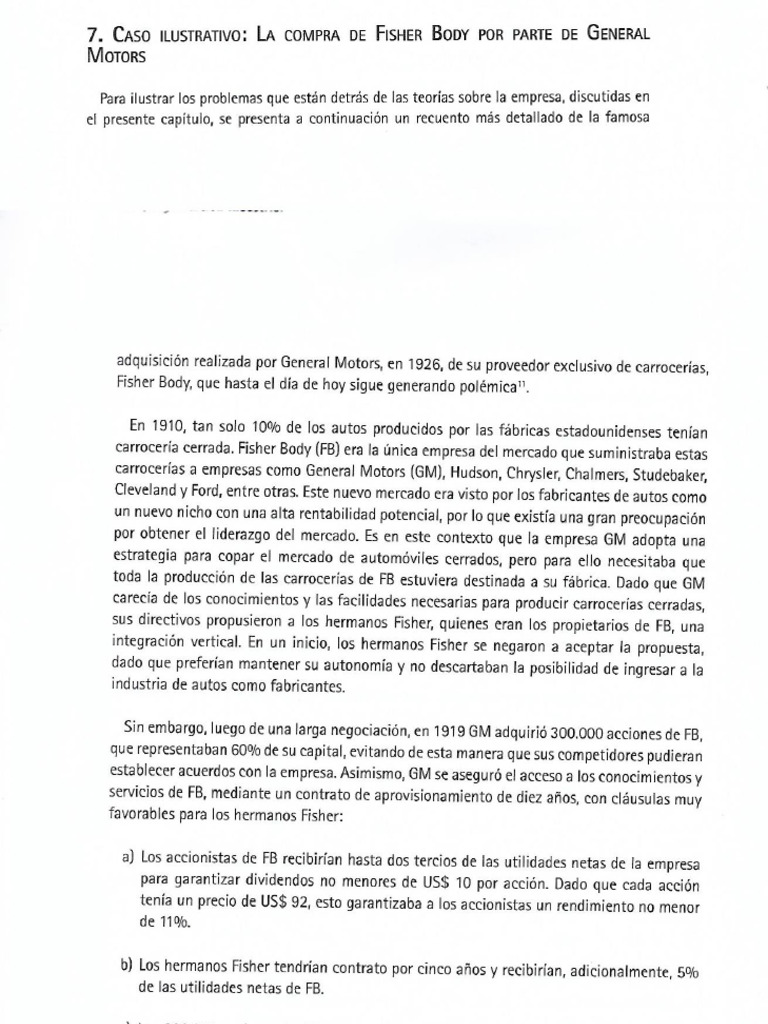 Caso Body Fisher | PDF