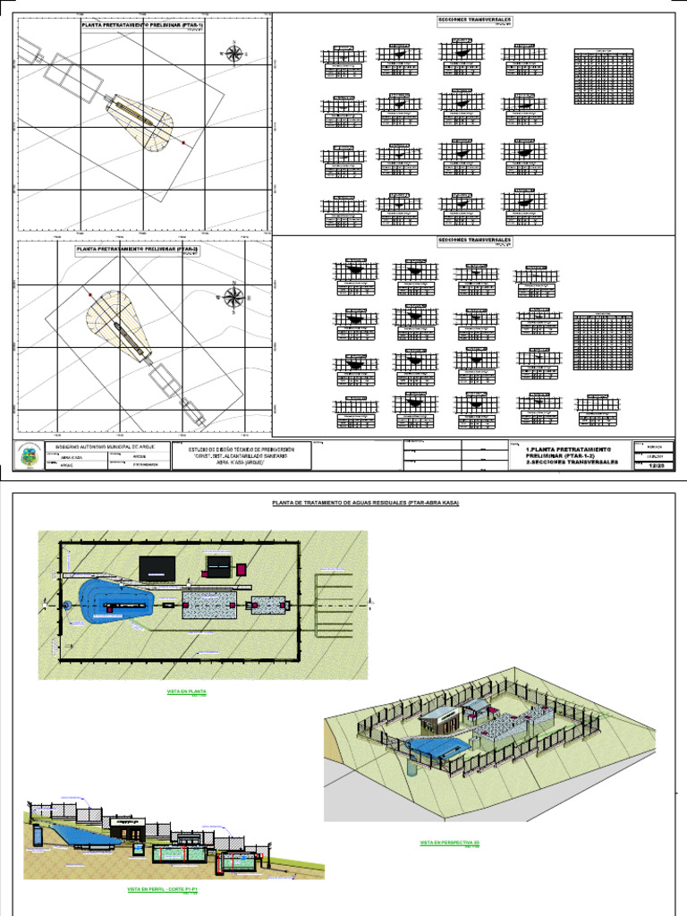 1. Plano PTAR-1 | PDF