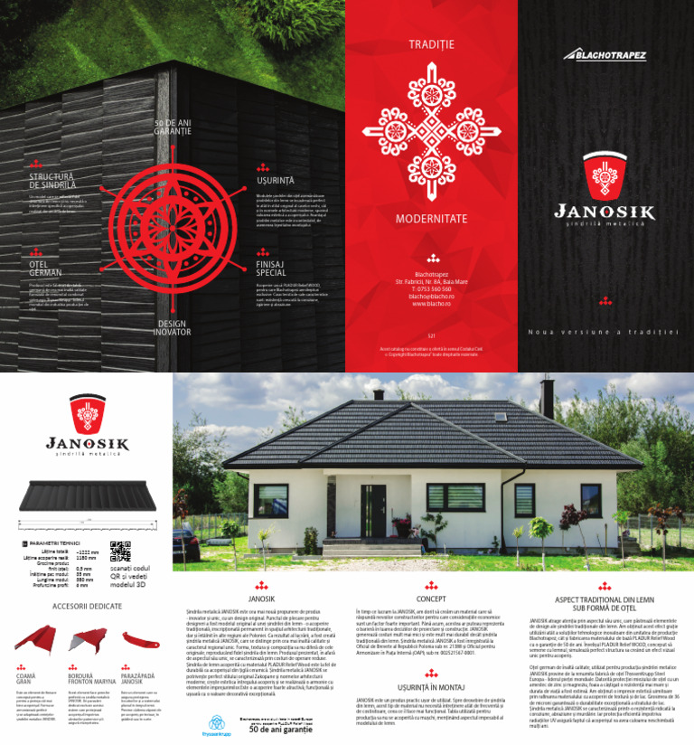 Blachotrapez Pliant Janosik Romania | PDF