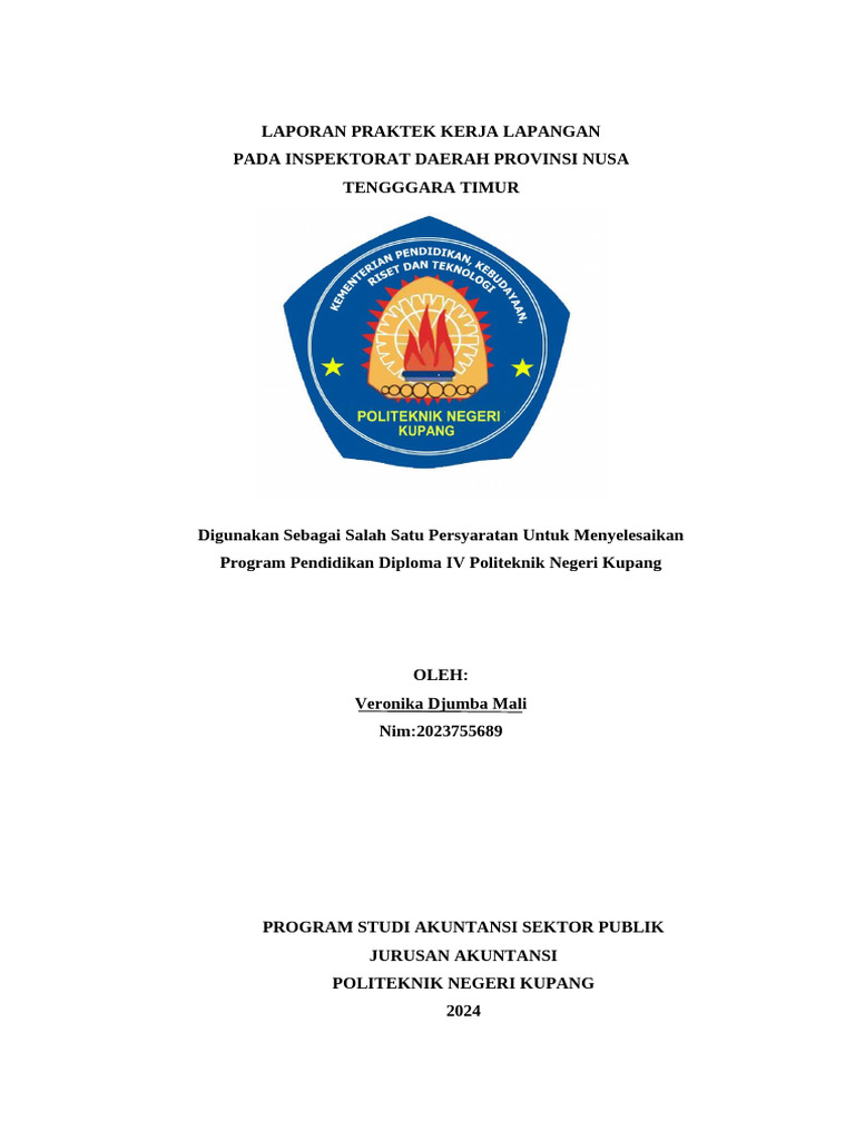 Laporan PKL (Vera Mali) | PDF