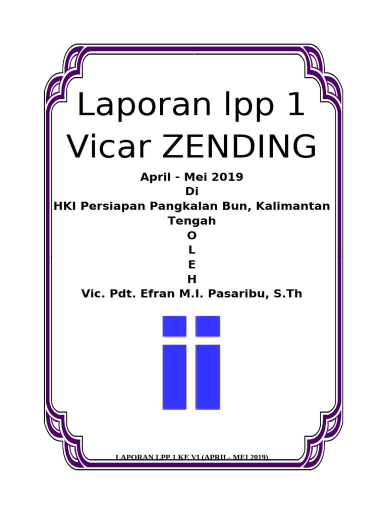 Laporan LPP I Ke VII | PDF