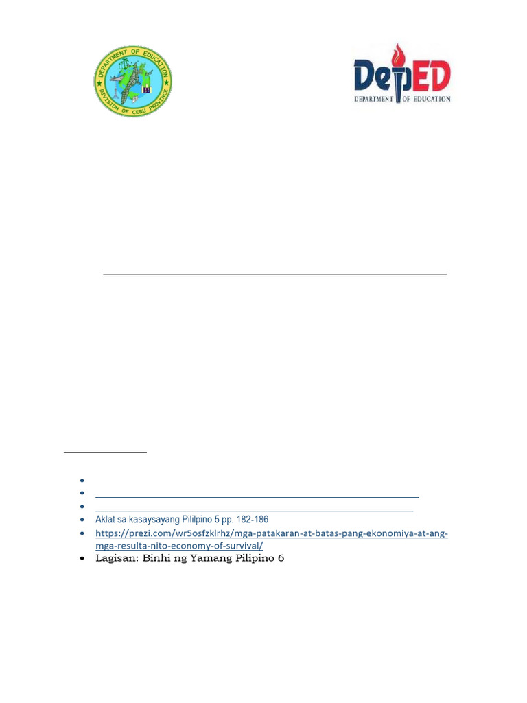 Ap6 Q2 W6 SLHT | PDF