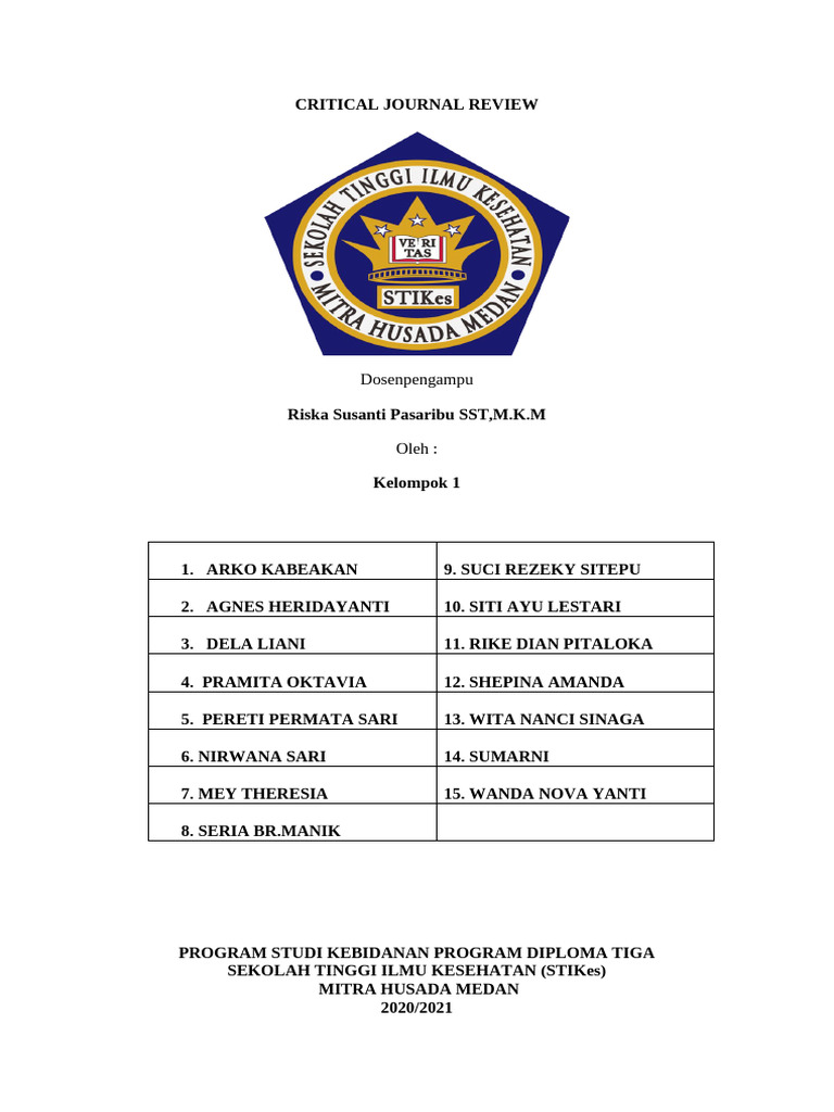 CJR Kelompok 1 | PDF | Childbirth | Maternal Health