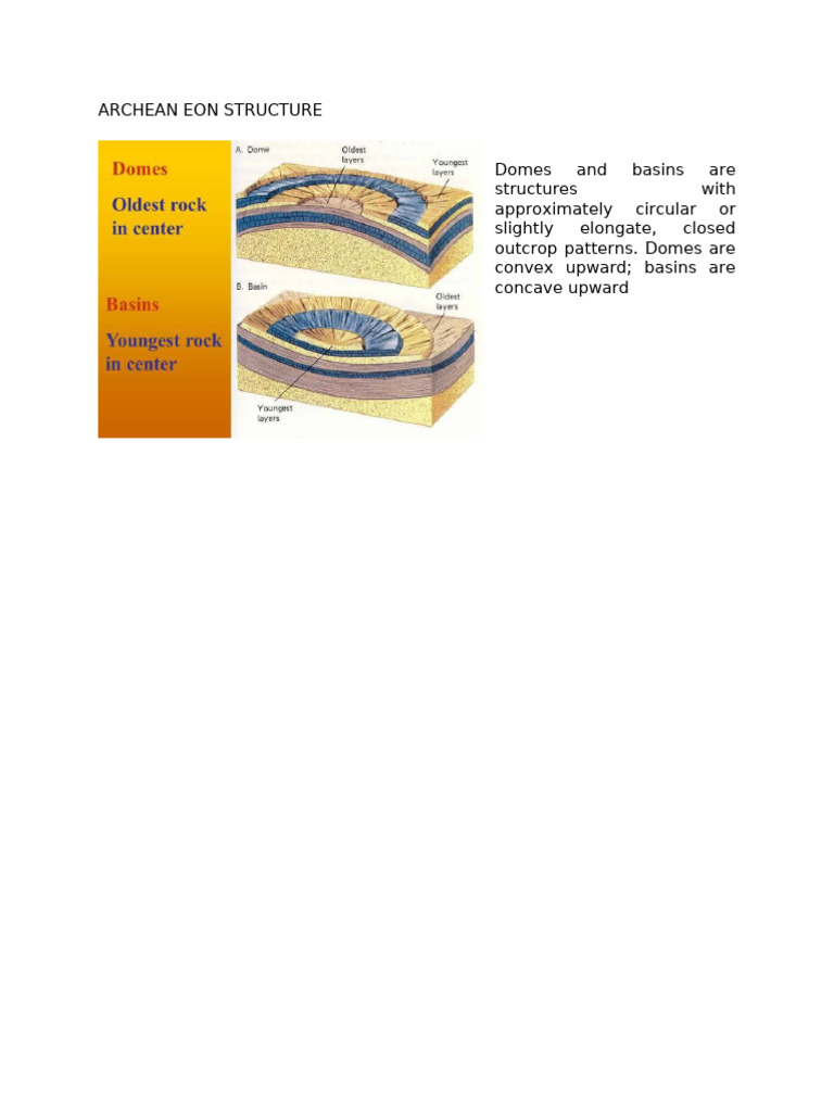 Archean Eon Structure | PDF
