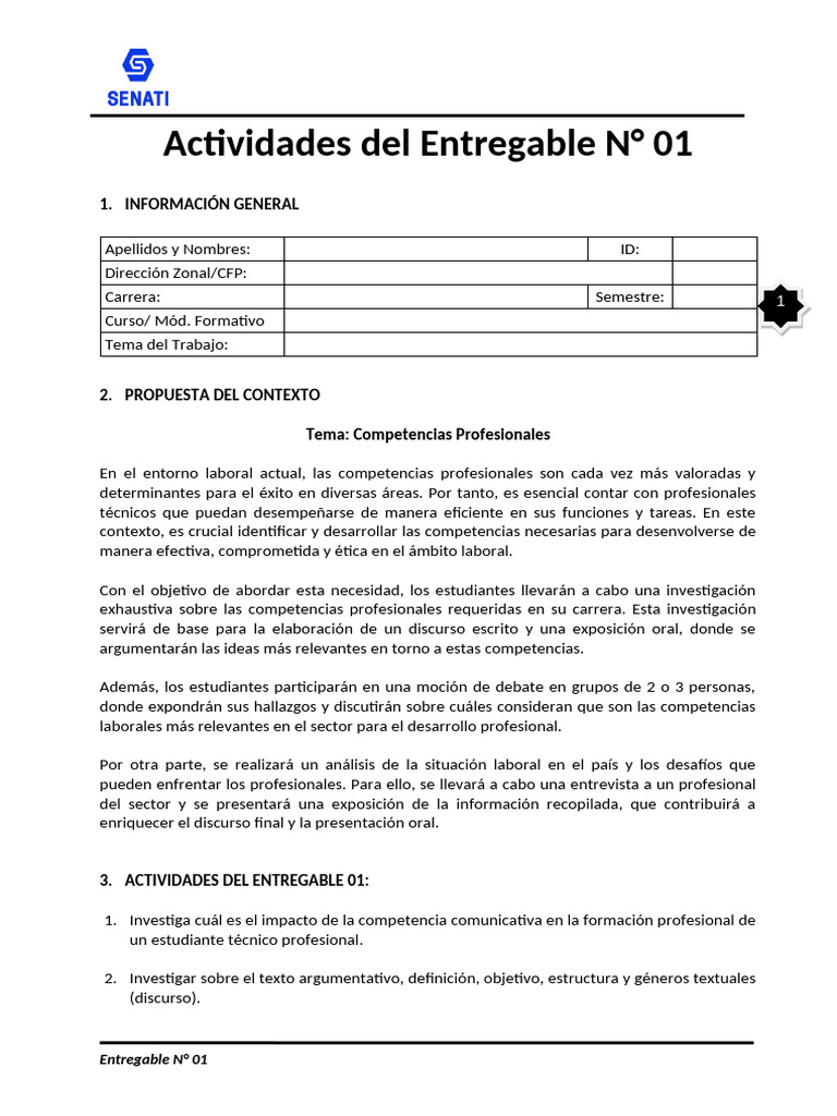 Entregable N° 1(2024) | PDF