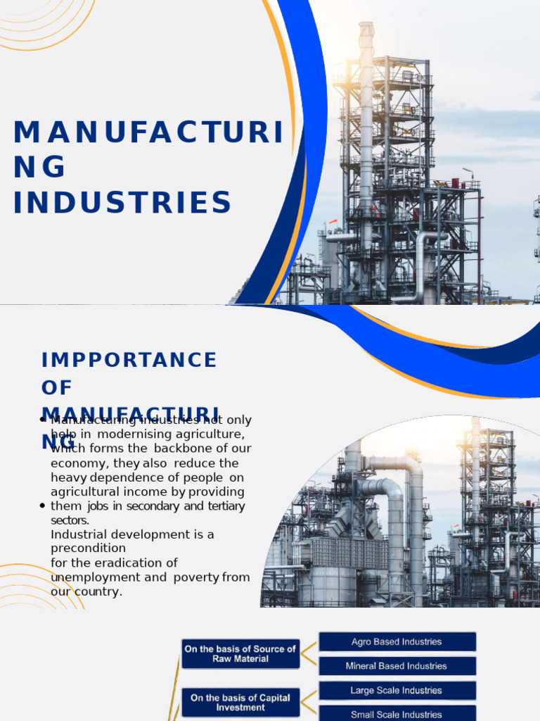 Geo CH 6 Manufacturing Industries | PDF