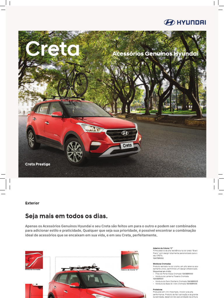 Catalogo Acessórios Creta | PDF