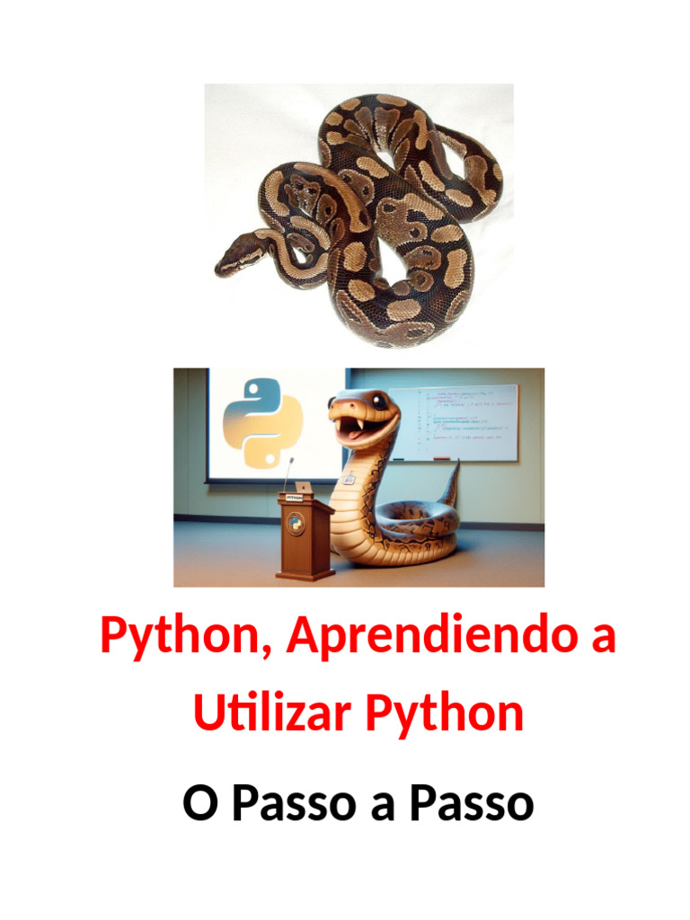 Python, Aprendiendo A Utilizar Python | PDF