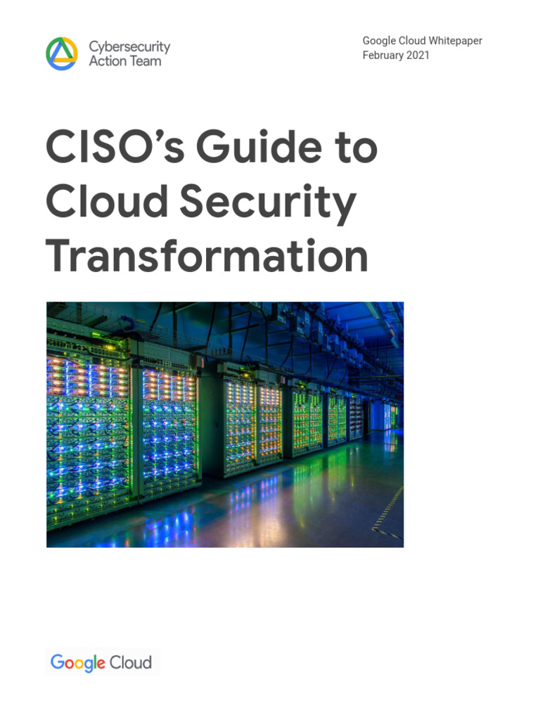 CISO S Guide To Cloud Security Transformation 1667515277 | PDF