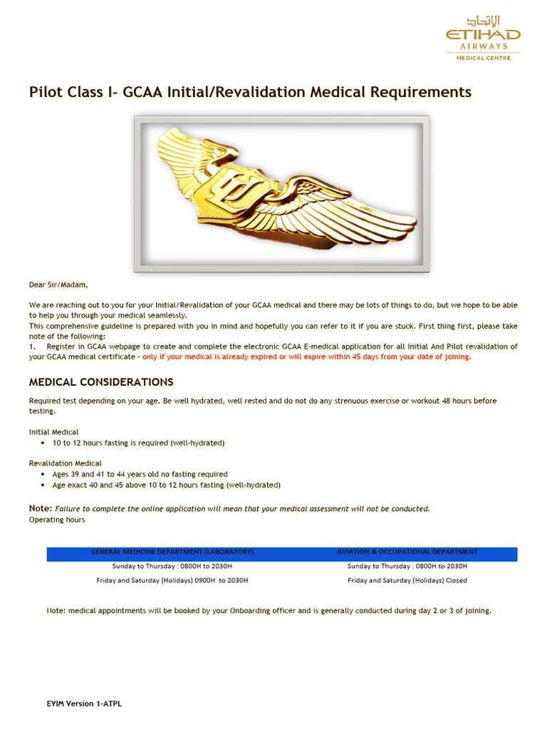 Gcaa Guidelines For Initial - Revalidation | PDF